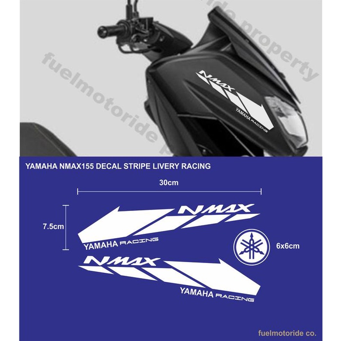 Jual Sticker Yamaha Nmax 155 Livery Racing Premium Original | Shopee ...