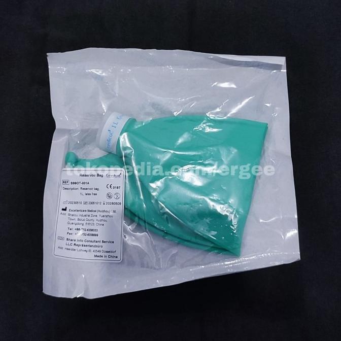 Jual reservoir bag 1 liter / breathing bag latex free 1 l | Shopee Indonesia
