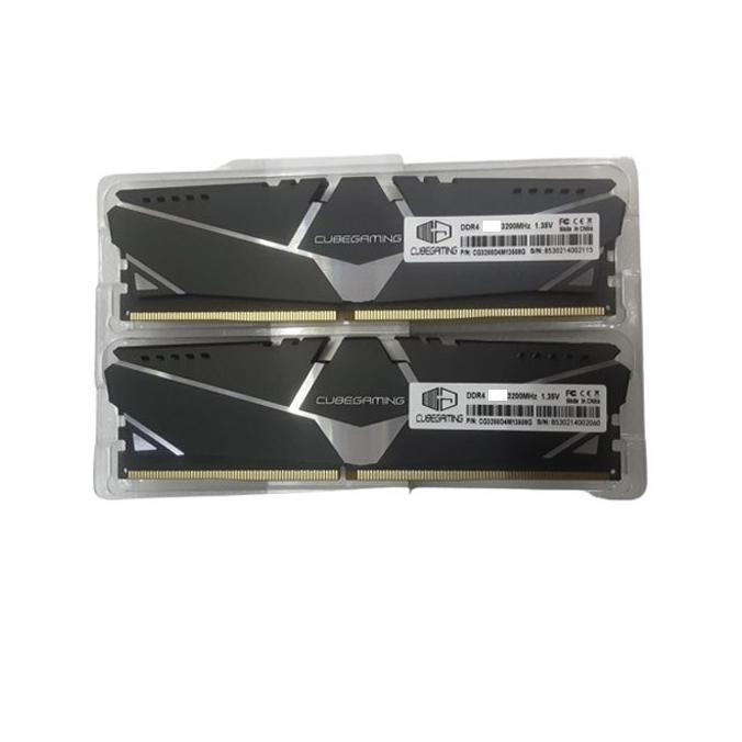 Jual yang dicari@@@@] CUBE GAMING BLADE DDR4 3200MHz PC25600 Dual Channel 16GB (2x8GB) | Shopee ...