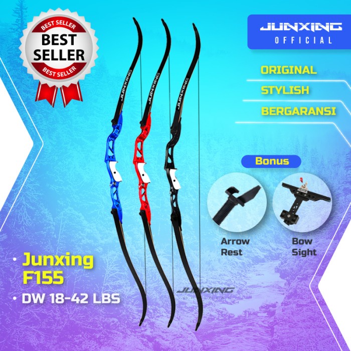 Jual Busur Panah Junxing F155 Hunting Fishing Recurve Bow | Shopee ...