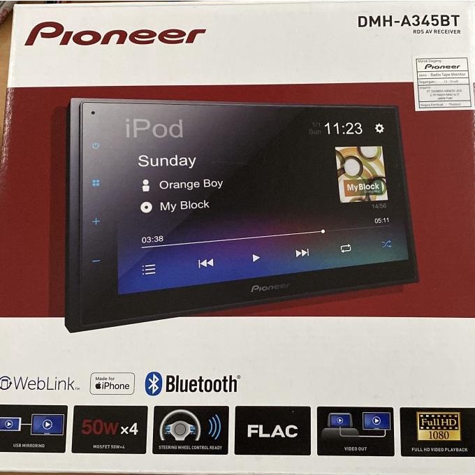 Jual Headunit Pioneer DMH-A345BT weblink | Shopee Indonesia