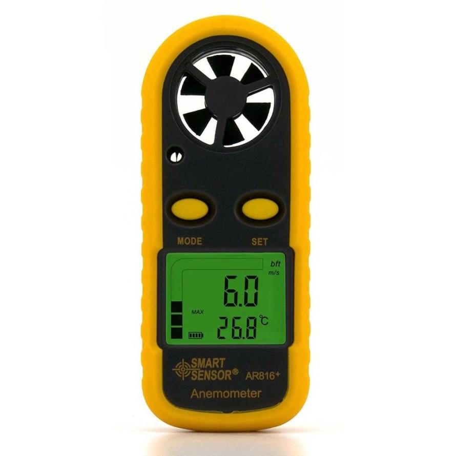 Jual Kiyos Anemometer Digital Pengukur kecepatan angin thermometer ...