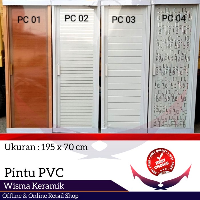 Jual PINTU PVC MINIMALIS, PINTU KAMAR MANDI KAMAR TIDUR | Shopee Indonesia