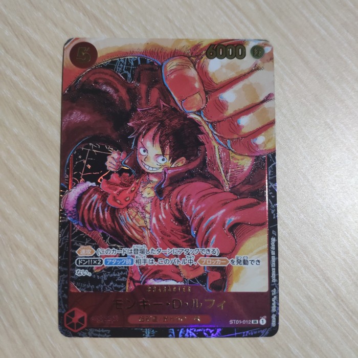 Jual COD Kartu Tcg One Piece Japan Monkey D Luffy Parallel Sr St01-012 Op05 Terbaru | Shopee ...