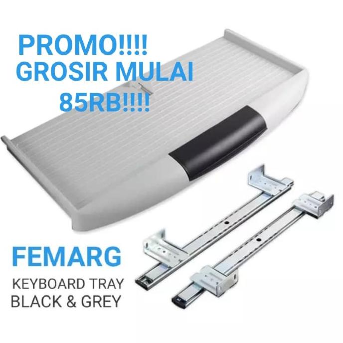 Jual FEMARG KEYBOARD TRAY REL LACI TEMPAT TATAKAN KEYBOARD MEJA ...