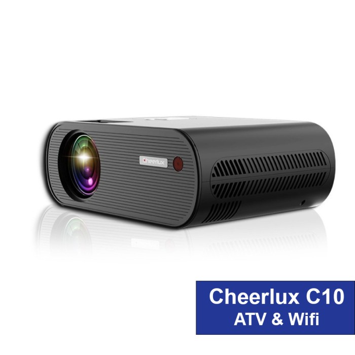 Jual Cheerlux C10 Wifi Atv Proyektor Mini Led Projector 2600 Lumens ...