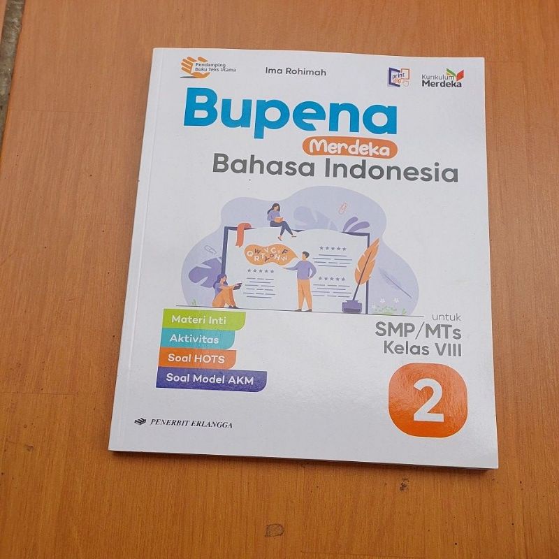 Jual BUPENA Bahasa Indonesia untuk SMP/MTS KELAS VIII KURIKULUM MERDEKA | Shopee Indonesia