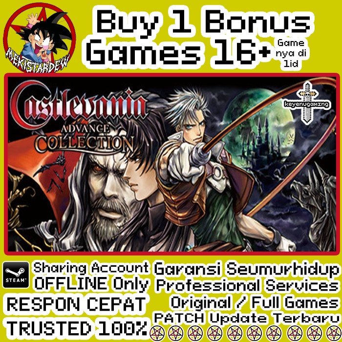 Jual Castlevania Advance Collection Buy 1 Get 16 GAME Original PC ...