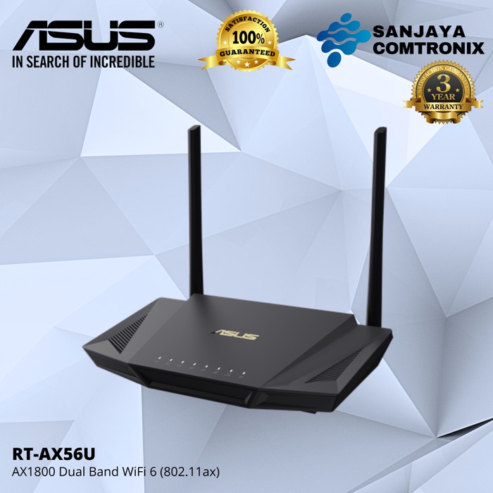 Jual ASUS RT-AX56U AX1800 Dual Band WiFi 6 (802.11ax) Wireless Router ...