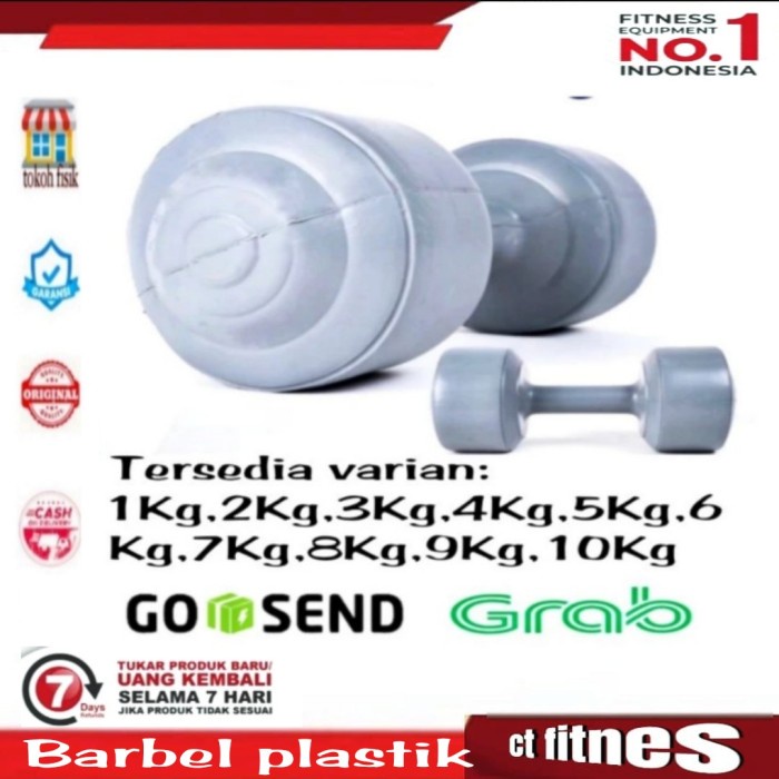 Jual Terbaru Dumble/Barbel Plastik 1Kg-10Kg Promo Terlaris | Shopee ...