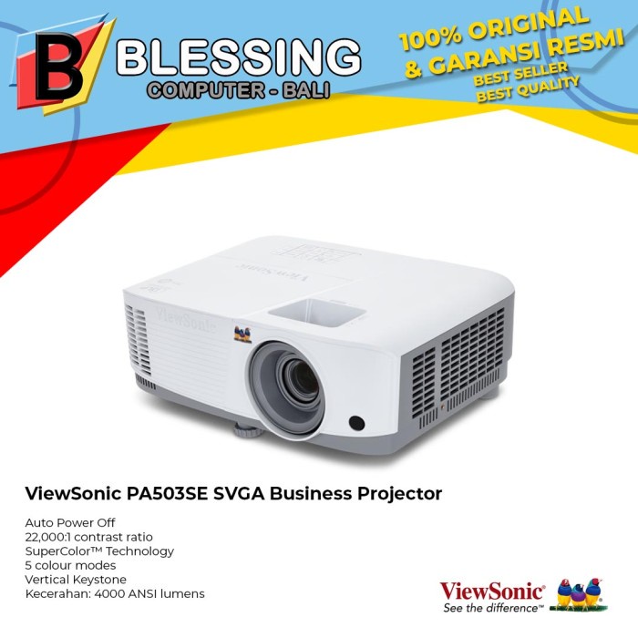 Jual Hawas Projector Viewsonic Pa503Se Svga 4000 Ansi Lumens Hdmi - Vga ...