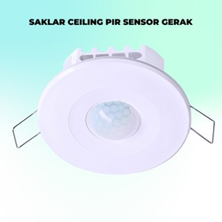 Jual Promo Saklar Lampu Ceiling Plafon Pir Sensor Gerak Tipe Radar ...
