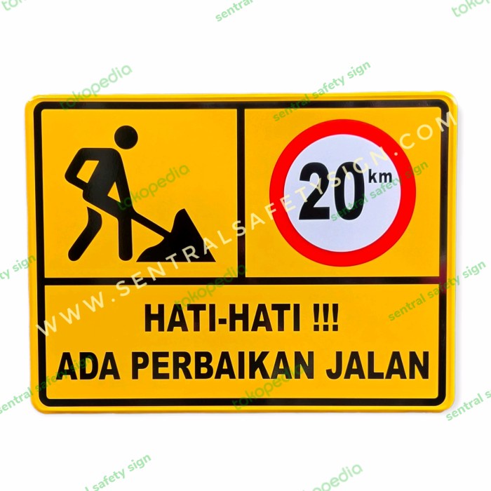 Jual Promo Rambu Sedang Ada Pekerjaan Jalan | Shopee Indonesia
