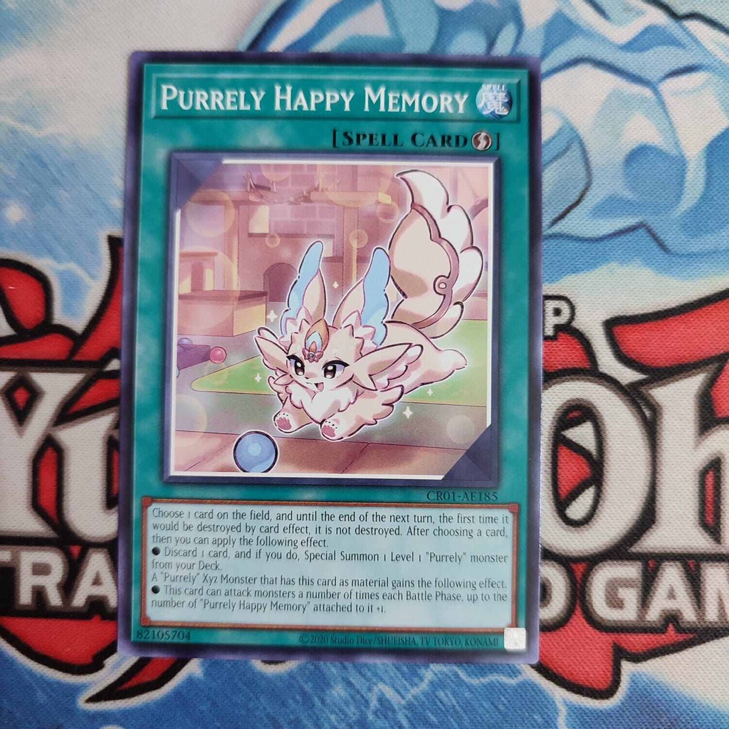 Jual yugioh AE purrely happy memory CR01-AE185 C original | Shopee ...