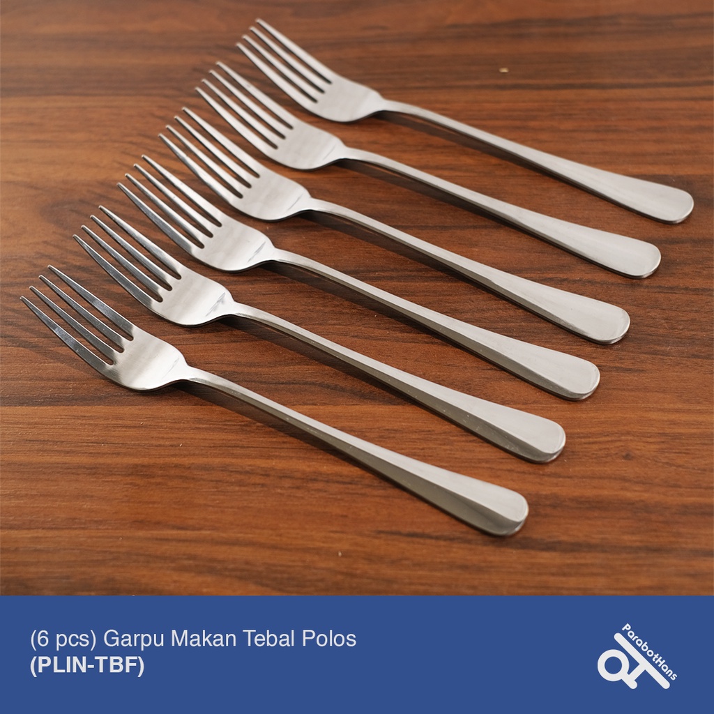 Jual (6 pcs) Garpu Makan Tebal Hotel Stainless Steel Dinner / Table ...