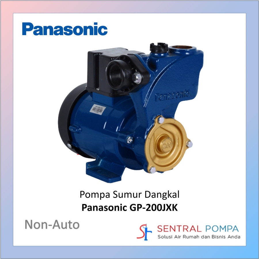 Jual PANASONIC POMPA AIR GP200JXK 200 WATT GP 200 JXK | Sentral Pompa ...