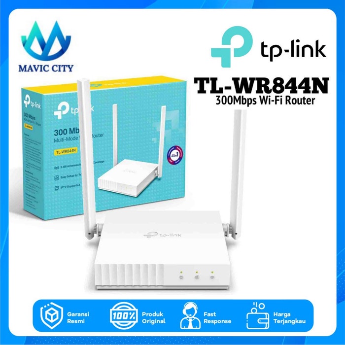 Jual TP-LINK TL-WR844N 300Mbps Multi-Mode Wi-Fi Router - Garansi 1th ...