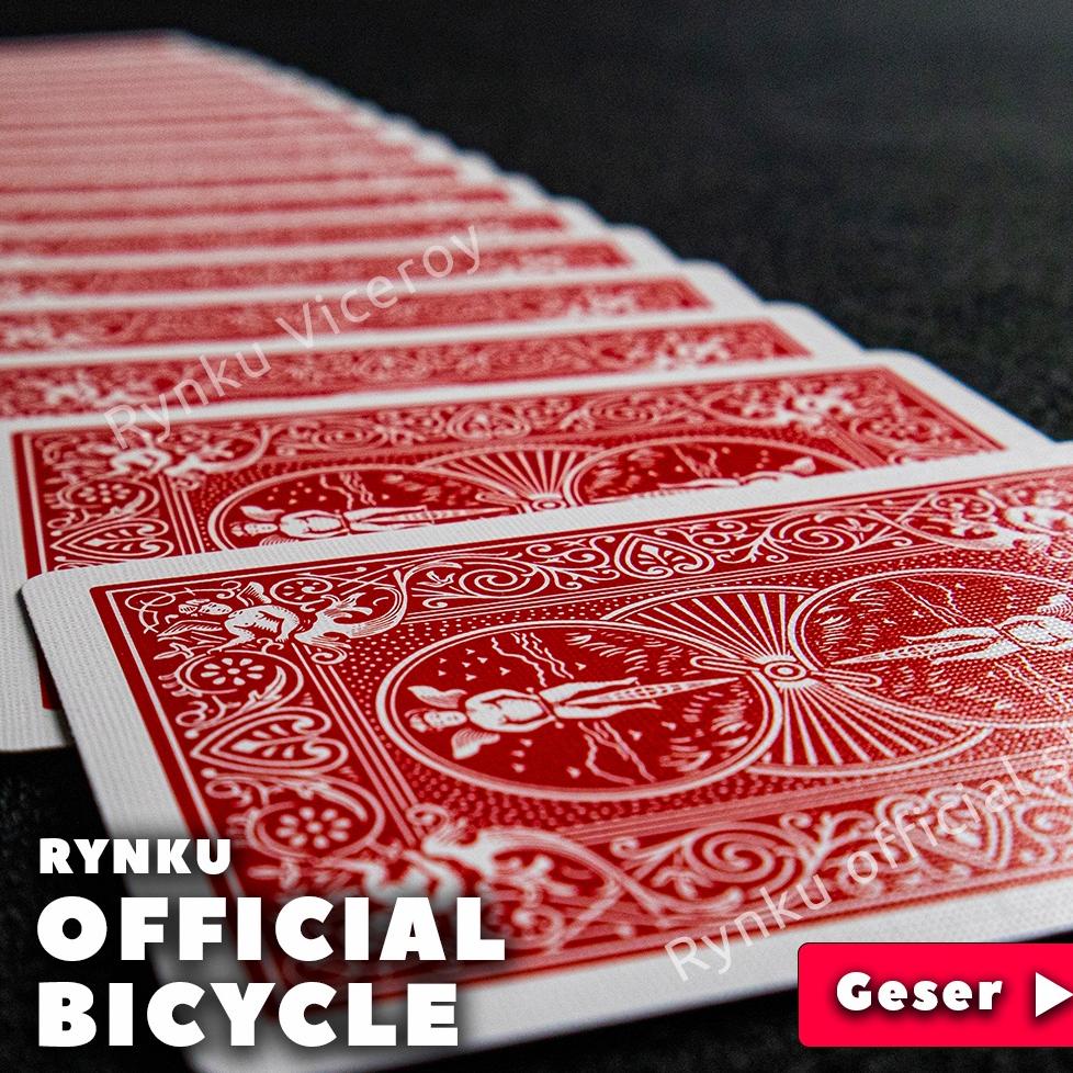 Jual Baru KARTU REMI BICYCLE STANDARD DECK PLAYING CARDS MERAH RED ...