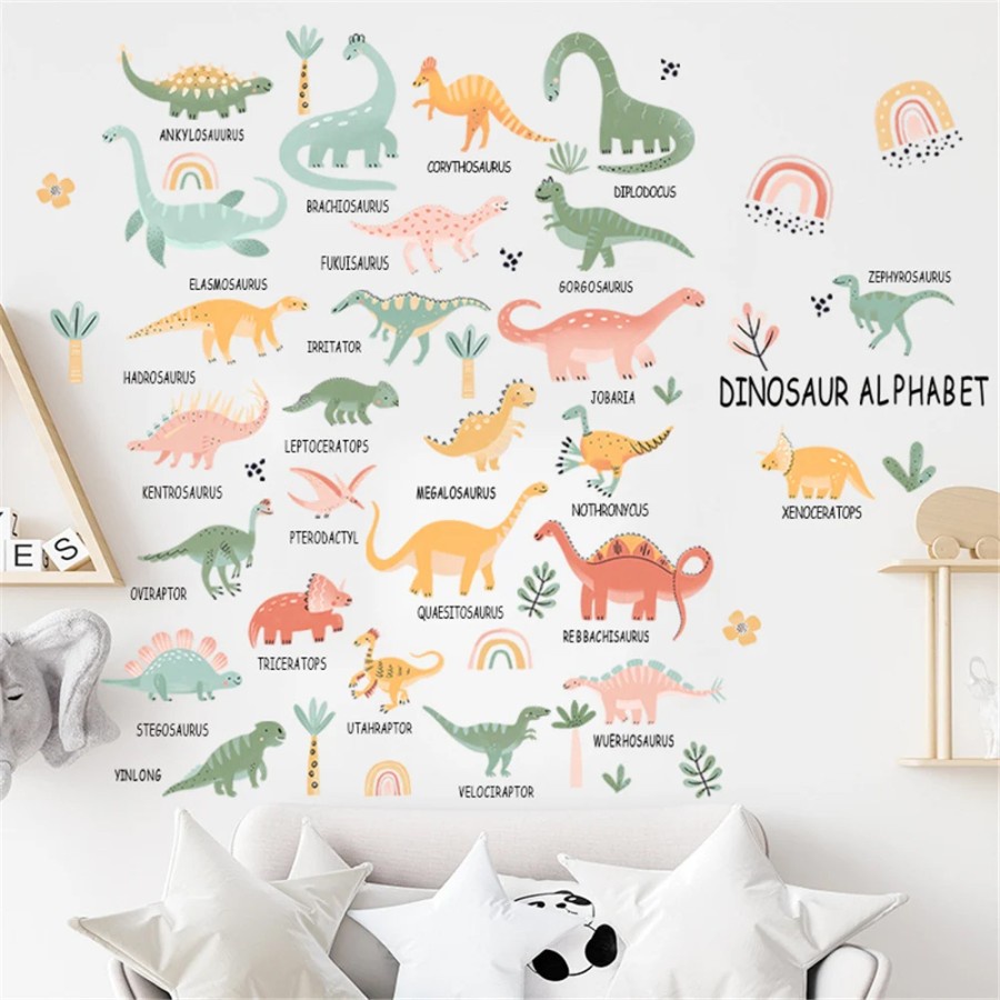 Jual WPSBGS SAM2499 DINOSAUR ALPHABET 30X90X2 DINO ABJAD CUTE KIDS ...