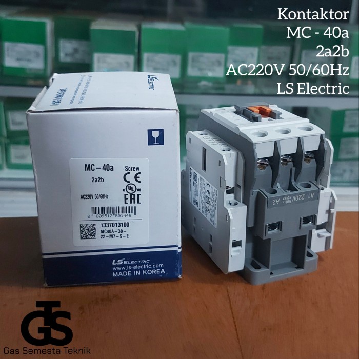 Jual [New] Kontaktor Ls Mc 40A 2A2B Contactor Mc-40A Ls Kontaktor Mc40A Ls Terbaru | Shopee ...