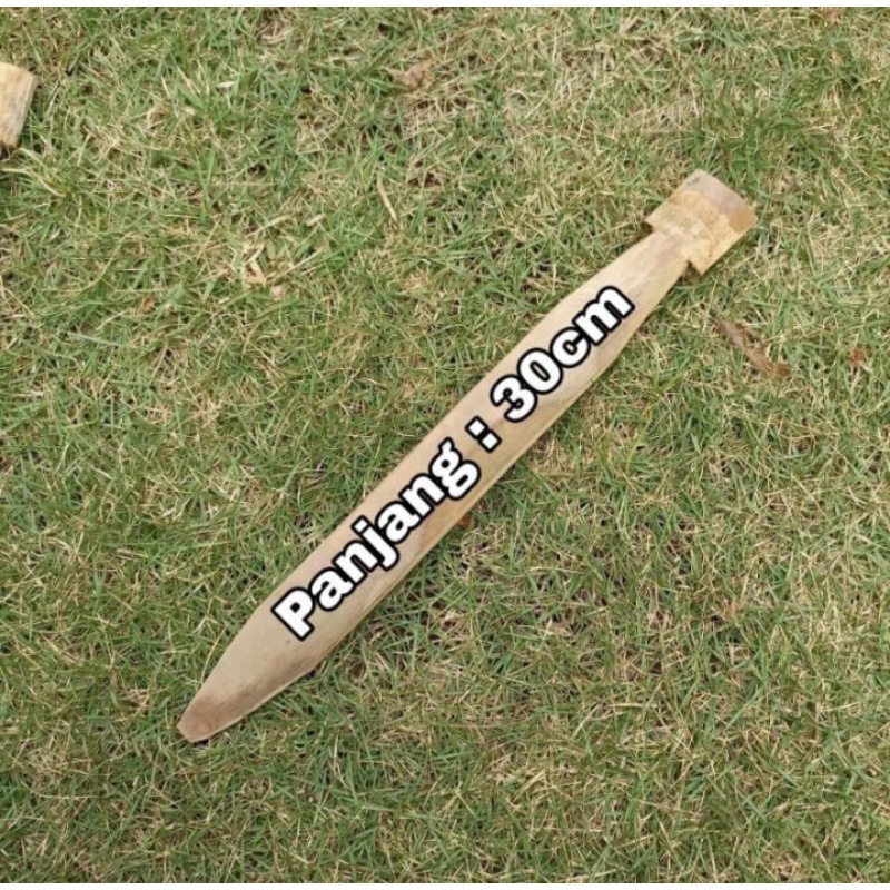 Jual Pasak Tenda Pramuka / Patok Bahan Bambu Panjang 30cm | Shopee ...