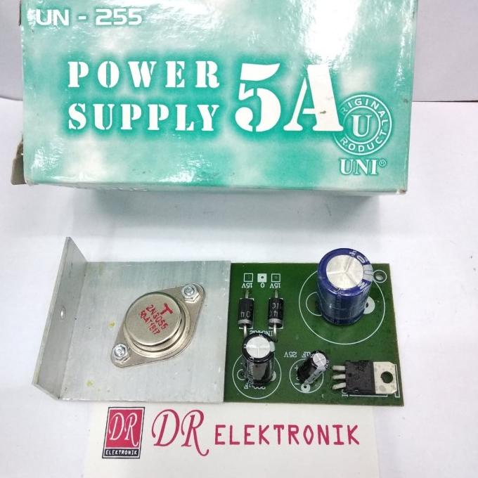Jual Kit Regulator power supply PSU 5A 12v DC UN-255 1 Transistor ...