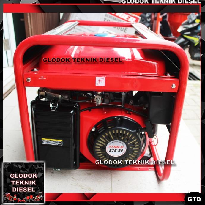 Jual Harga Promo GENSET BENSIN STARTER 5000 watt W Generator Listrik ...