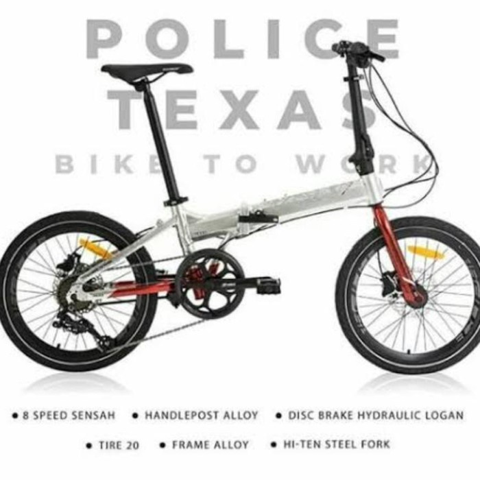 Jual Sepeda Lipat Seli 20 Element Police Texas Bike To Work Best ...