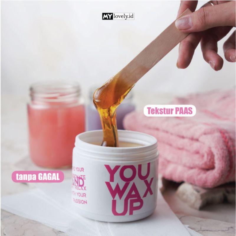 Jual Waxing You Wax Up Putih 450gram Cabut Bulu Ketiak Bulu Kaki Sugar Waxing Premium Wax