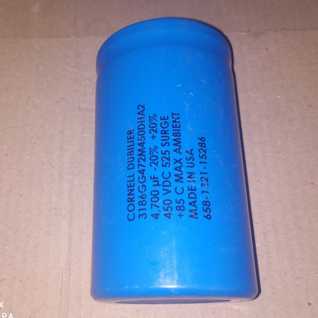 Jual C Elko Elco 4700uF 450V 4700 uF 450 V 4700MFD 450WV 450VDC CORNELL DUBILIER | Shopee Indonesia
