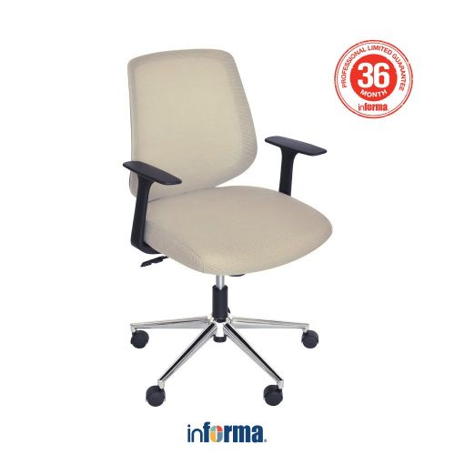 Jual Informa Sunon Shield Kursi Kantor Sandaran Rendah - Krem Tempat ...