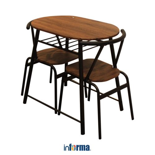 Jual Informa Heidy Set Meja Makan 2 Kursi - Cokelat Dining Table Set ...