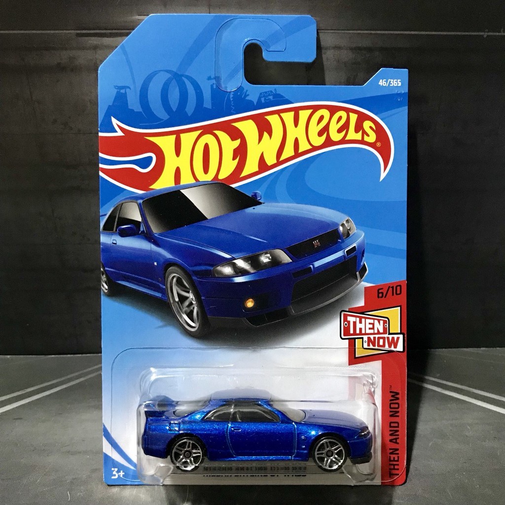 Jual Hot Wheels Nissan Skyline Gt-R R33 Then And Now Series 2018 Blue | Shopee Indonesia