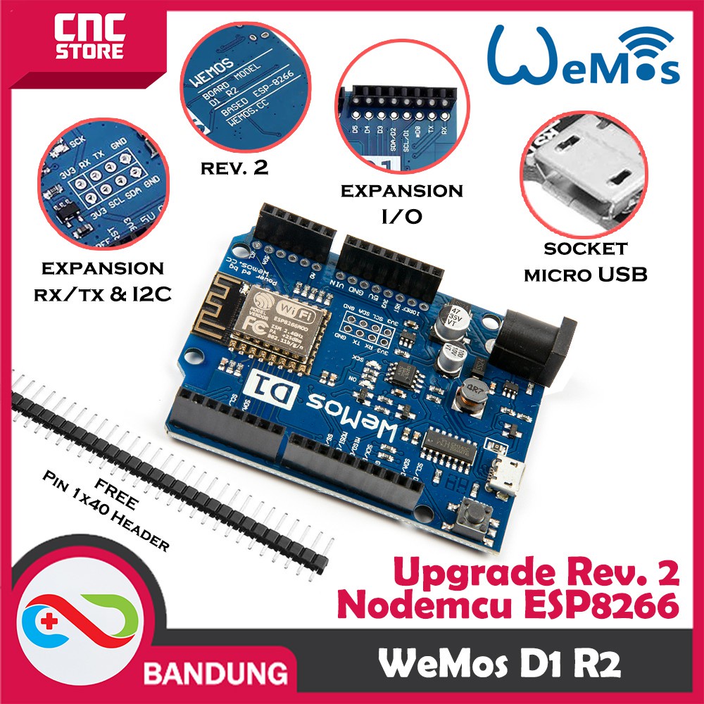 Jual WEMOS D1 R2 WIFI ESP8266 UNO BASED BOARD DEVLOPMENT NODEMCU 4MB ... Jual WEMOS D1 R2 WIFI ESP8266 UNO BASED BOARD DEVLOPMENT NODEMCU 4MB ...