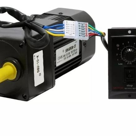 Jual dinamo motor gearbox AC 220v 120watt dgn speed control torsi 20 ...