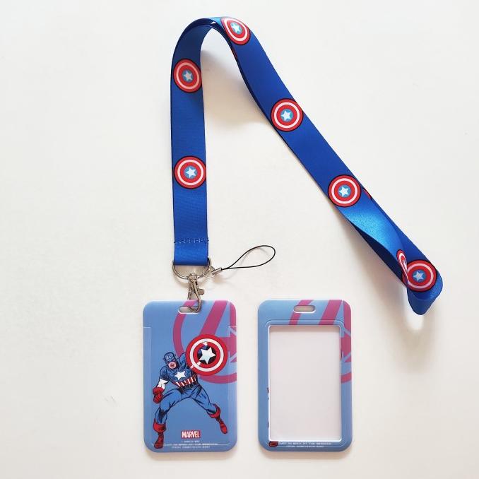 Jual ID Card Holder Name Tag Lanyard / Kalung Kartu Superhero Marvel ...