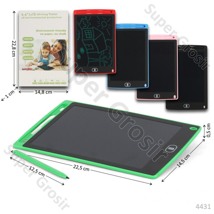 Jual Mainan Anak Mainan Drawing Writing Tablet Papan Tulis LCD, Mainan ...