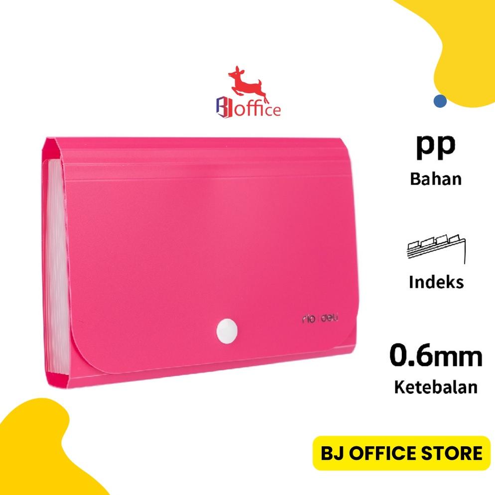 Jual Promo Deli Dompet plastik A6 map uang map nota map giro Expanding ...