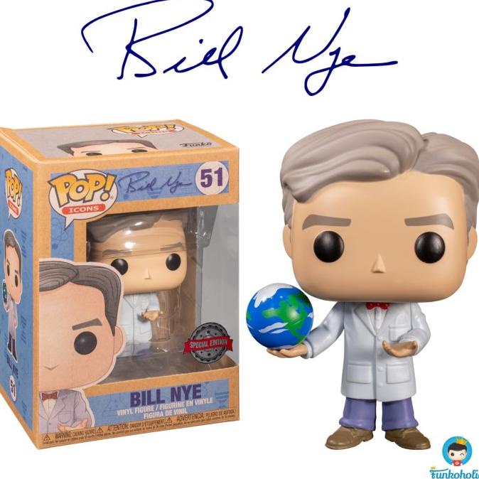 Jual Funko POP! Icons Bill Nye the Science Guy with Globe [Exclusive ...