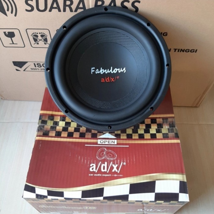 Jual SUBWOOFER 10 INCH ADX FABULOUS 10 INCH DOUBLE COIL HARGA MURAHH ...