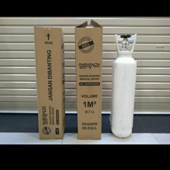 Jual Tabung Oksigen 1M3 + Isi - Tabung Oxygen Medis 1M3 + Full Isi 02 | Shopee Indonesia