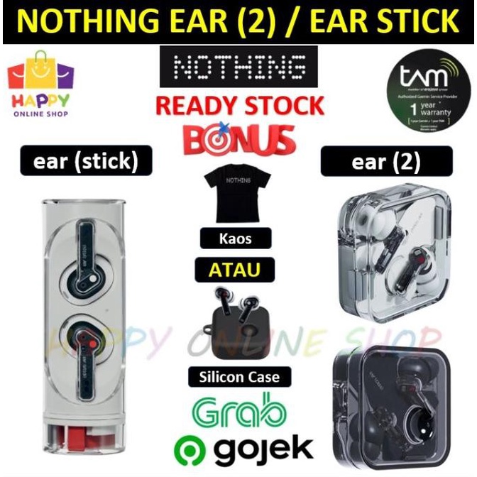 Jual Nothing Ear 2 ANC TWS Nothing Ear Stick True Wireless Earphone ...
