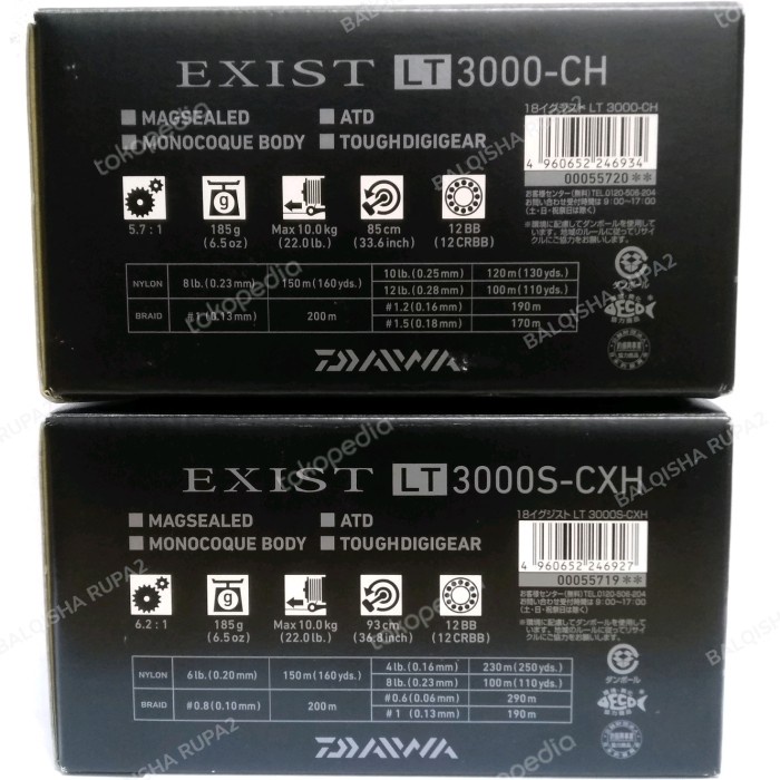 Jual Garansi - FREE TUNE UP CLICKER - Daiwa EXIST LT 2018 JDM - Pilih ...