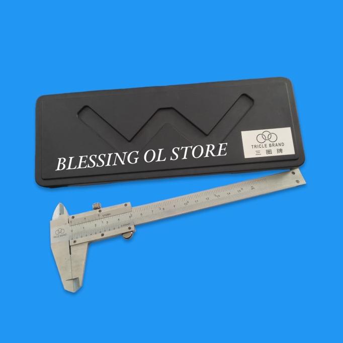 Jual SIGMAT BESI MANUAL 6 INCH / VERNIER CALIPER / JANGKA SORONG MANUAL | Shopee Indonesia