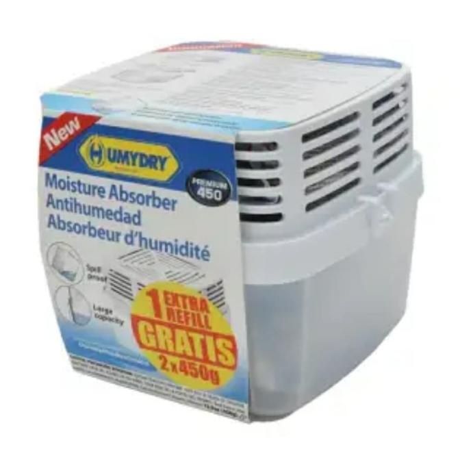 Jual Humydry Refill Penyerap Kelembaban Premium 450 G Dengan 2 Refill ...