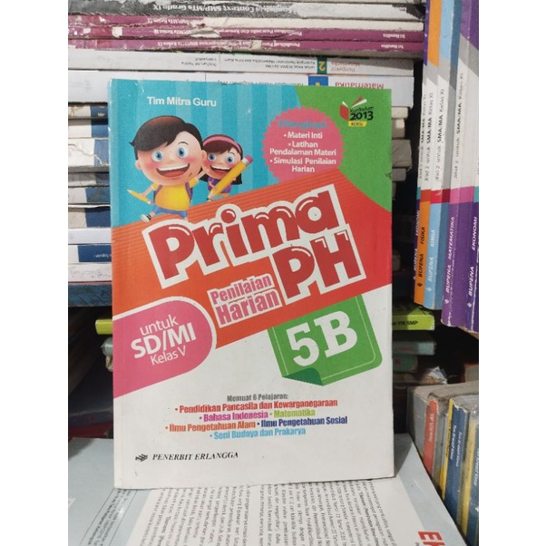 Jual BUKU PRIMA PH 5B UNTUK KELAS 5/V SD/MI ERLANGGA | Shopee Indonesia