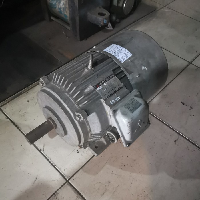 Jual Dinamo Electro Motor 10 HP 3 Phase 1440 RPM 7.5KW SUPERLINE ...