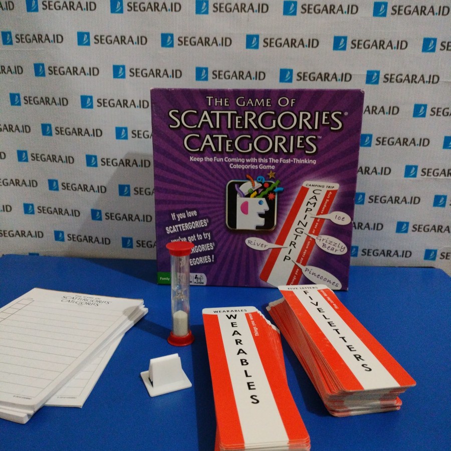 Jual Board Game - The Game of Scattergories Categories Boardgame ...
