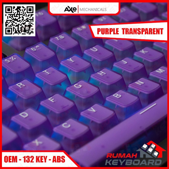 Jual Keycap - Keycaps - Oem - Transparan - Abs - Rgb - See Through ...