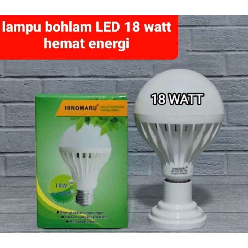Jual lampu bohlam LED 18 watt | Shopee Indonesia